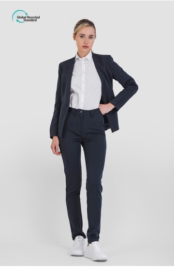 Pantalon hôtesse d'accueil Lou, pantalon femme pour réceptionniste d ...